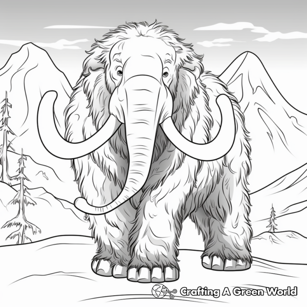 Mammoth Coloring Pages - Free & Printable!