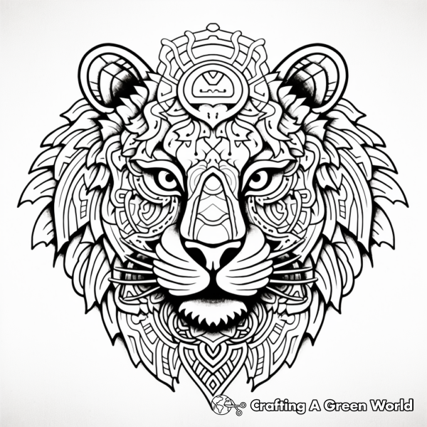 Tiger Mandala Coloring Pages - Free & Printable!