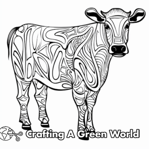 Dairy Cow Coloring Pages - Free & Printable!
