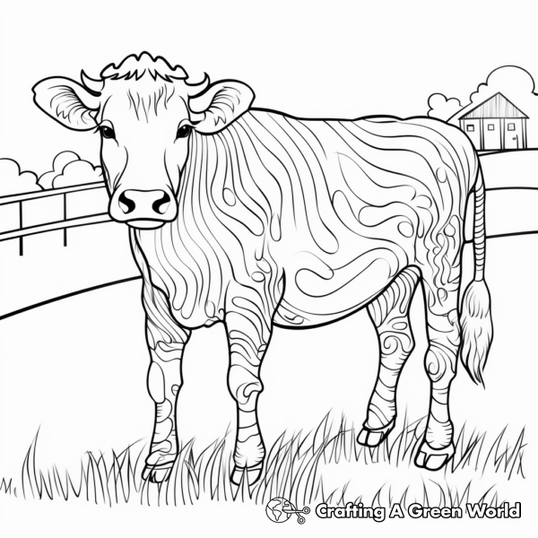 Dairy Cow Coloring Pages - Free & Printable!