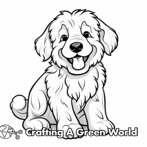Golden Doodle Coloring Pages - Free & Printable!