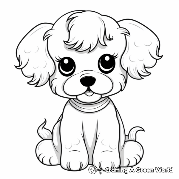 Toy Poodle Coloring Pages - Free & Printable!