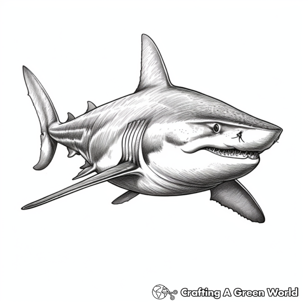 Realistic Shark Coloring Pages - Free & Printable!