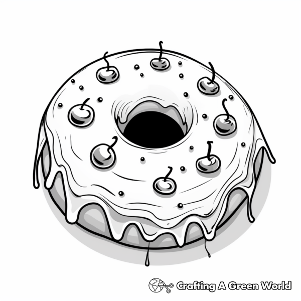 D Is For Donut Coloring Pages - Free & Printable!