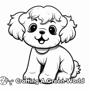Kawaii Puppy Coloring Pages - Free & Printable!