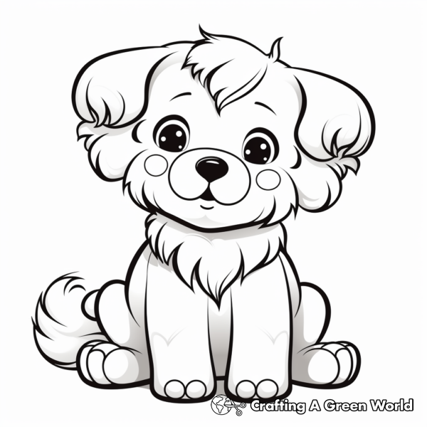 Kawaii Puppy Coloring Pages - Free & Printable!
