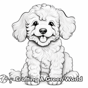Toy Poodle Coloring Pages - Free & Printable!