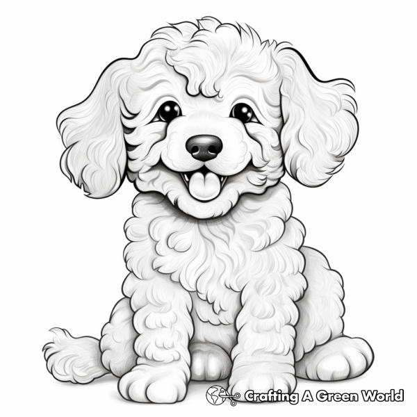 Toy Poodle Coloring Pages - Free & Printable!