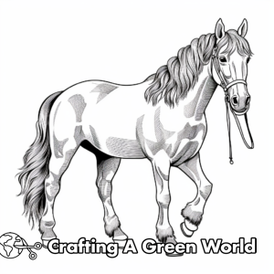 Realistic Pony Coloring Pages - Free & Printable!