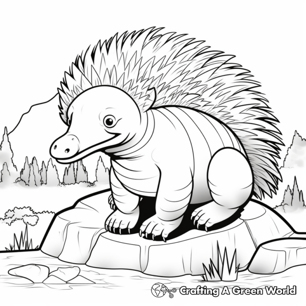 Echidna Coloring Pages - Free & Printable!
