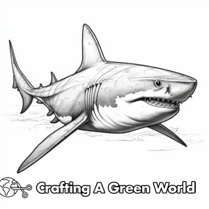 Realistic Shark Coloring Pages - Free & Printable!