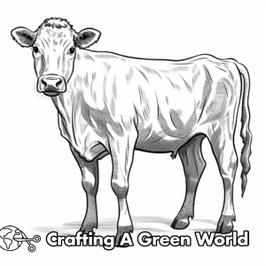 Dairy Cow Coloring Pages - Free & Printable!