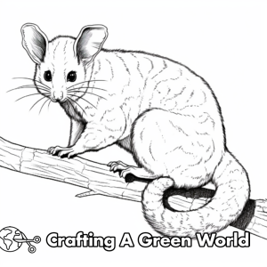 Possum Coloring Pages - Free & Printable!