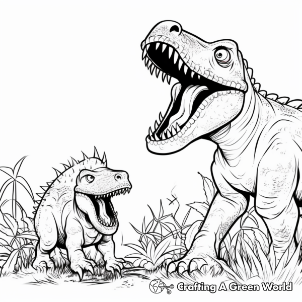 Yangchuanosaurus Coloring Page