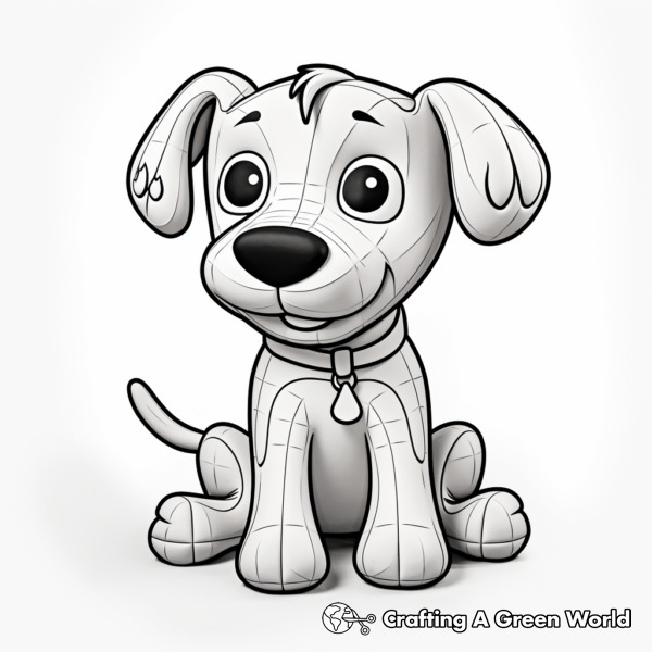 Dog Toy Coloring Pages - Free & Printable!