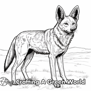 Jackal Coloring Pages - Free & Printable!