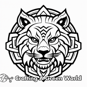 Tiger Mandala Coloring Pages - Free & Printable!