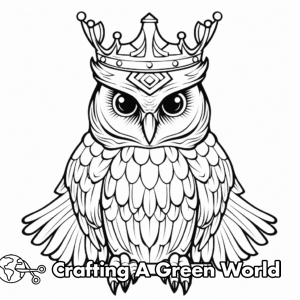 Owl Zentangle Coloring Pages - Free & Printable!