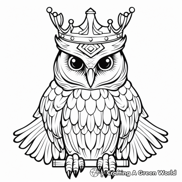 Owl Zentangle Coloring Pages - Free & Printable!