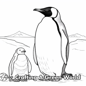 Emperor Penguin Coloring Pages - Free & Printable!