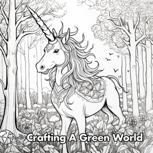 Big Unicorn Coloring Pages - Free & Printable!