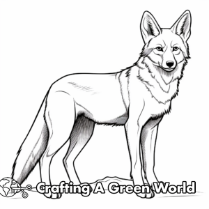Jackal Coloring Pages - Free & Printable!