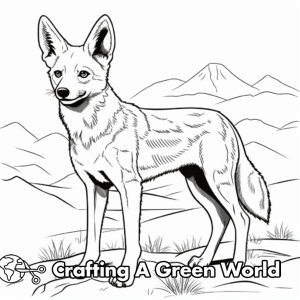 Jackal Coloring Pages - Free & Printable!