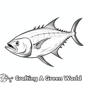 Tuna Coloring Pages - Free & Printable!