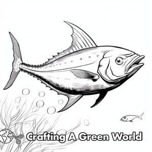 Tuna Coloring Pages - Free & Printable!