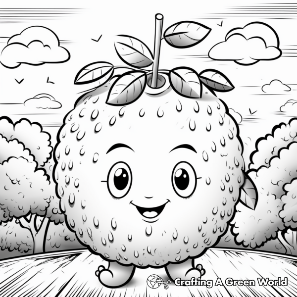 Summer Fruit Coloring Pages - Free & Printable!