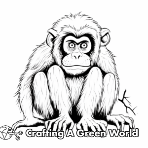Grumpy Monkey Coloring Pages - Free & Printable!