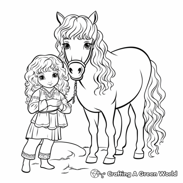 Shetland Pony Coloring Pages - Free & Printable!
