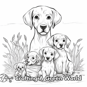 Labrador Coloring Pages - Free & Printable!