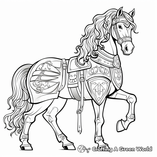 Rainbow Horse Coloring Pages - Free & Printable!