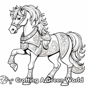 Rainbow Horse Coloring Pages - Free & Printable!