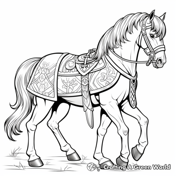 Rainbow Horse Coloring Pages - Free & Printable!