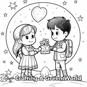 Engagement Coloring Pages - Free & Printable!