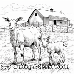 Goat Coloring Pages - Free & Printable!