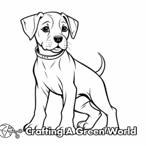 American Bulldog Coloring Pages - Free & Printable!