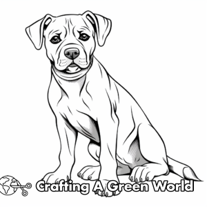 American Bulldog Coloring Pages - Free & Printable!