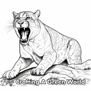 Mountain Lion Coloring Pages - Free & Printable!
