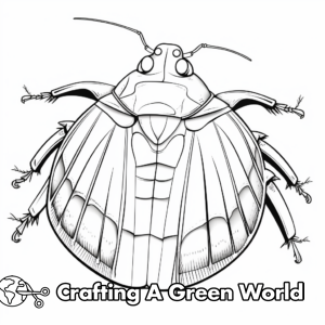Stink Bug Coloring Pages - Free & Printable!