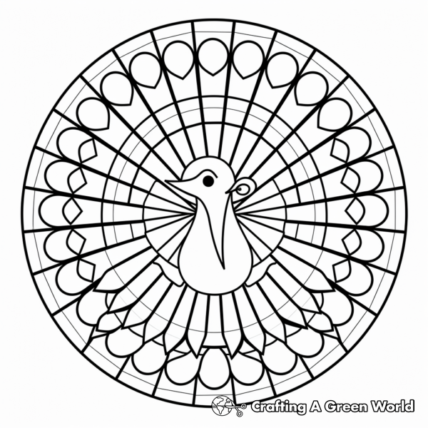 Turkey Mandala Coloring Pages - Free & Printable!