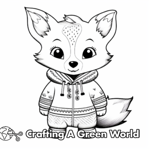 Fall Fox Coloring Pages - Free & Printable!