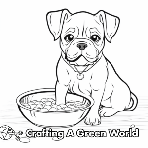 Dog Bowl Coloring Pages - Free & Printable!