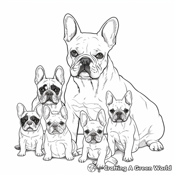 French Bulldog Printable Coloring Pages - Free & Printable!