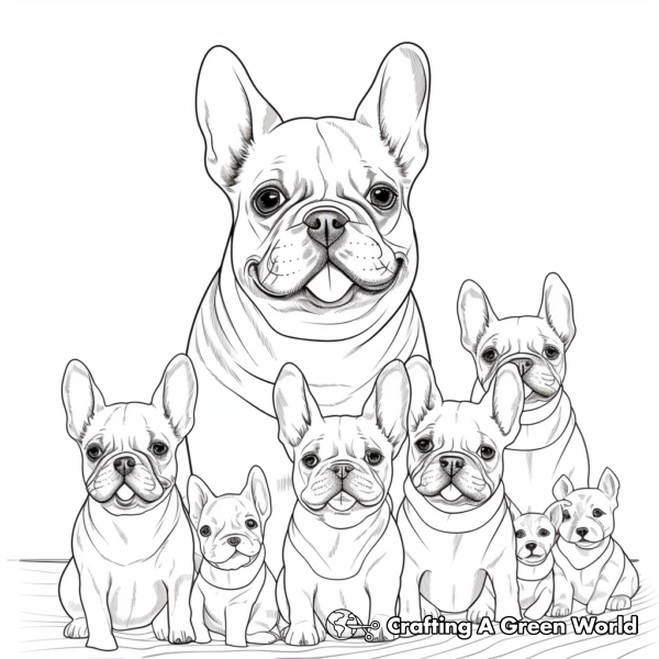 French Bulldog Printable Coloring Pages - Free & Printable!