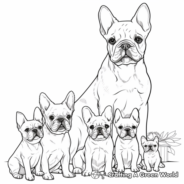 French Bulldog Printable Coloring Pages - Free & Printable!