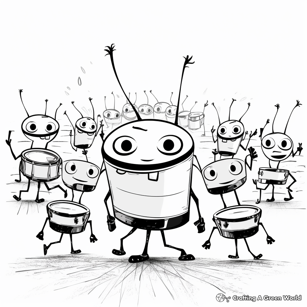 Coloring Pages For Marching Bands
