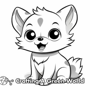 Chibi Wolf Coloring Pages - Free & Printable!